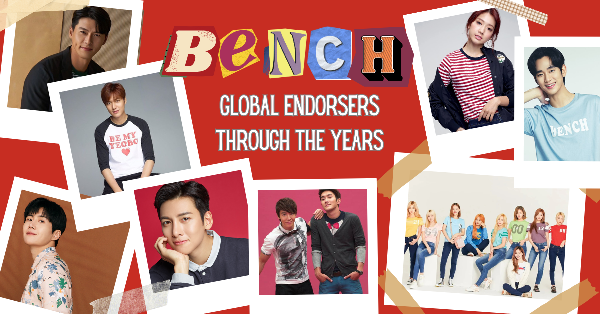 LOOK: Our BENCH Korean endorsers through the years! - Annyeong Oppa