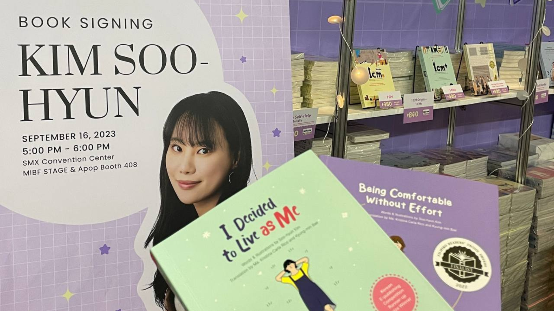 Author Kim Soo-hyun held her first-ever book signing event in the ...